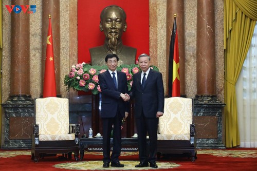 President To Lam hosts Chinese Party, State delegation