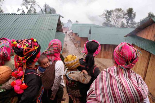 Árboles de hoja caduca y la nueva vida de la etnia La Hu en Lai Chau