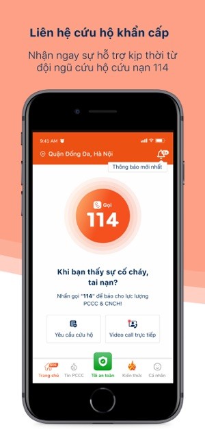 Fire alarm 114 app introduced nationwide