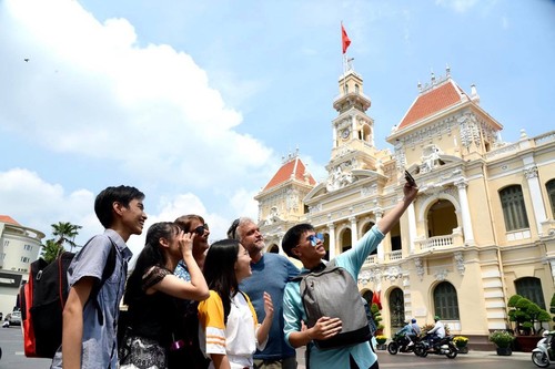 Hauptquartier des Volkskomitees von Ho Chi Minh Stadt als nationales künstlerisches ...
