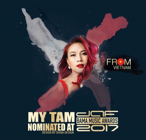 Singer My Tam nominated at Big Apple Music Awards 2017