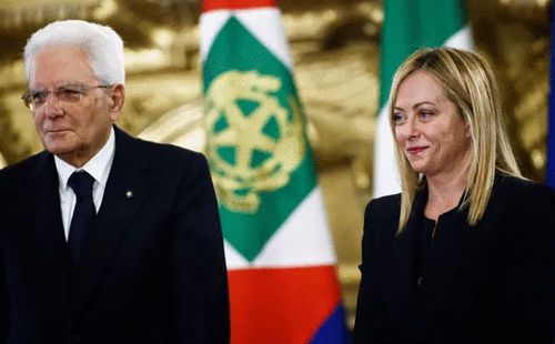 Italy’s first female prime minister sworn in