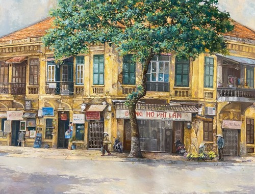 Ausstellung über die Altstadt Hanois von Tran Nam Long