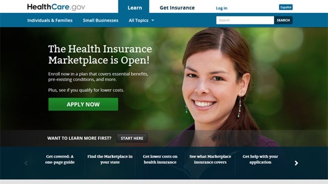Website for enrolment of ObamaCare health insurance program reopens